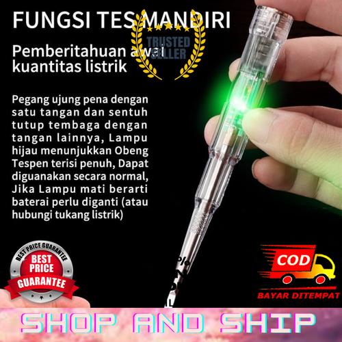 Jual TESTER LIGHT / TESPEN TERBARU MULTIFUNGSI - BELI 1 GRATIS 1 ...