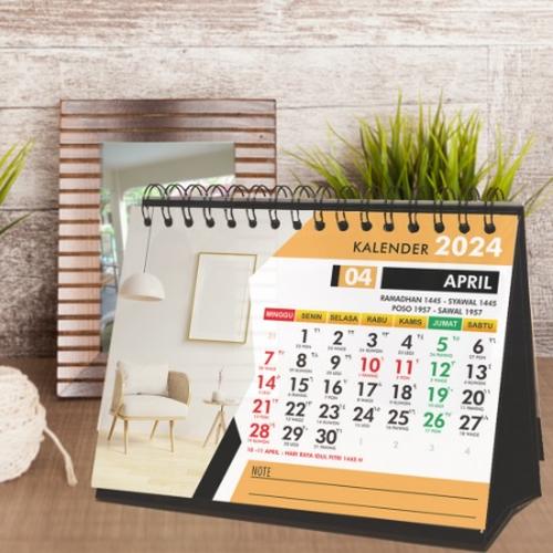Jual Kalender Meja 2024 Tema Formal Simpel - Formal 2, 2 Bulanan - Kab ...