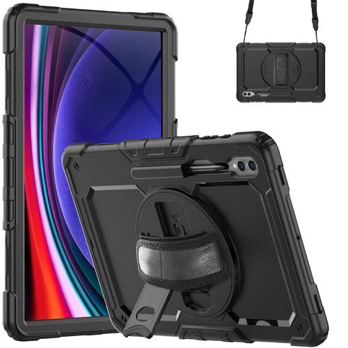 Promo CASE FOR SAMSUNG TAB S9 FE PLUS / TAB S9 FE STRAP CASE RUGGED ...
