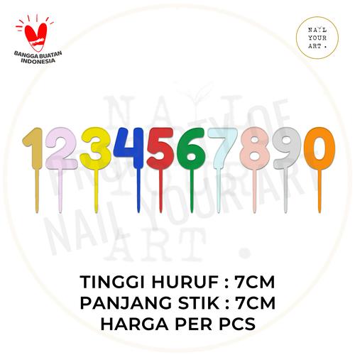 Jual TOPPER ANGKA ULANG TAHUN - Nail Your Art - Hiasan Kue Angka ...