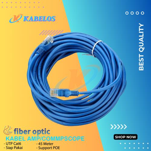Jual Kabel AMP / Commscope UTP Cat 6 Cable 45 meter siap pakai ...
