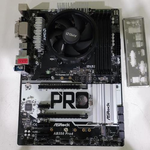 Jual Motherboard AM4 Asrock AB350 Pro 4 + Procesor AMD Ryzen 1300 Murah ...