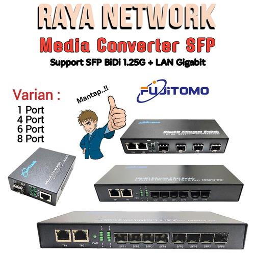 Jual Media Converter SFP - 4 Port - Kota Serang - RAYA NETWORK PERMATA ...