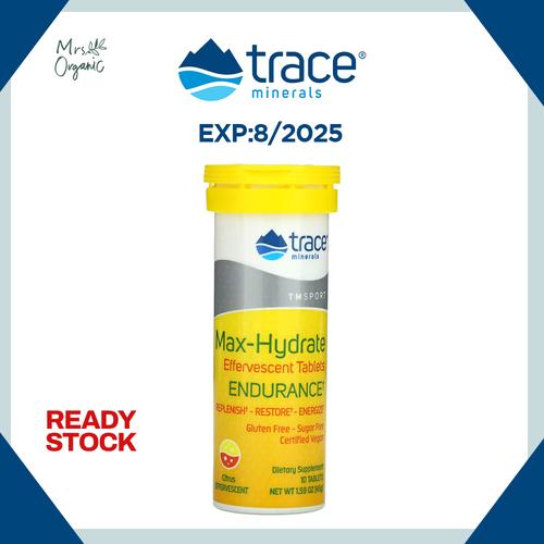 Promo Trace Mineral Max-Hydrate Endurance Citrus 10 Tabs - Jakarta ...