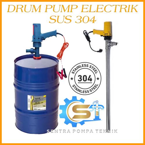 Jual Drum Pump electrik 220V SUS 304 DPP 550 Pompa Drum Oli/Solar/kimia ...
