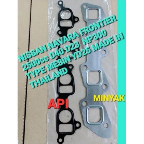 Jual Packing Manifold API & MINYAK Nissan NAVARA FRONTIER 2500cc D40 ...