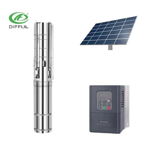 Jual AC/DC Head 100 Meter Deep Well Solar Controller Suku Cadang Pompa ...