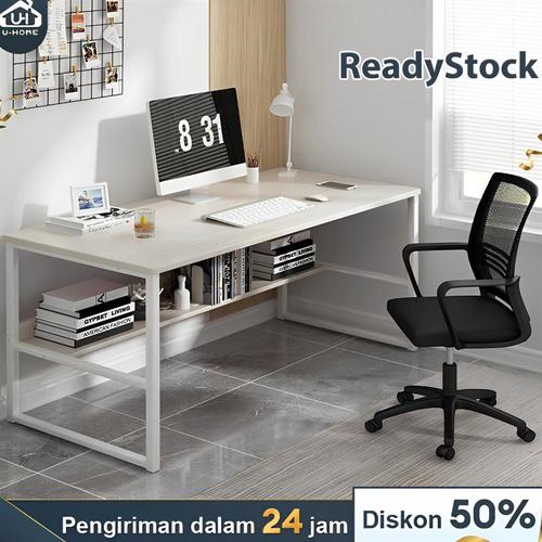 Jual Meja Kantor Minimalis / Meja Komputer 120Cm / Meja Kerja Putih ...