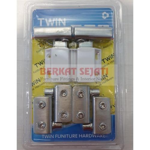Jual Engsel PIVOT SS Kaca Jepit Magnit Magnet Push Pintu Lemari Kaca ...