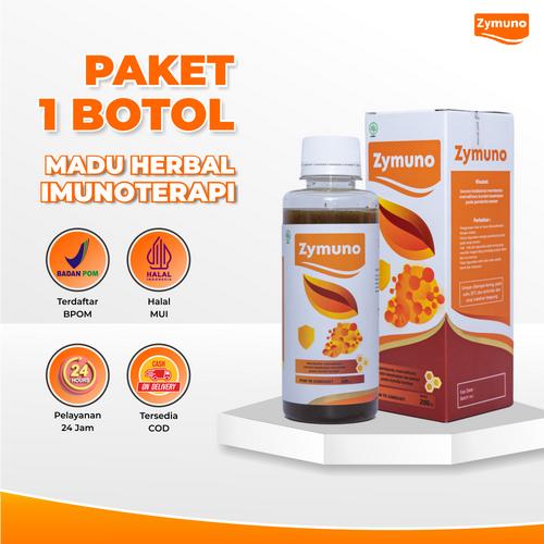 Jual 1 Botol ZYMUNO Herbal Asli - Madu Imunoterapi Kanker & Kekebalan ...