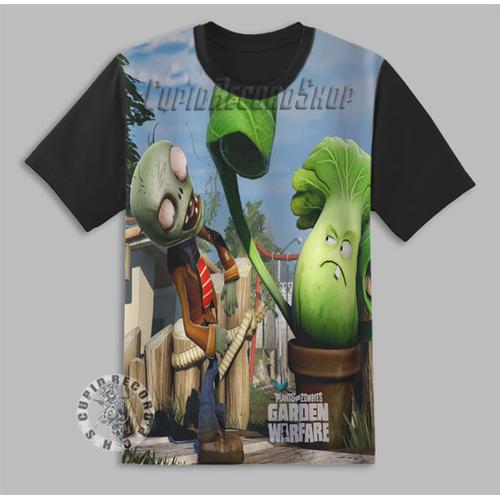 Jual Kaos Plants Vs Zombies Plant Zombie Baju anak Pakaian game anime ...