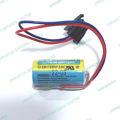 Jual Baterai Battery Lithium Mitsubishi PLC A6BAT MR-BAT ER17330V 3,6V ...