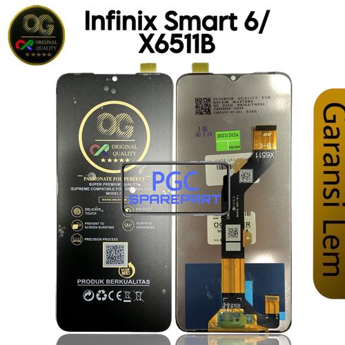 Jual ORI SUPER OG LCD Touchscreen Infinix Smart 6 / X6511 / X6511B ...