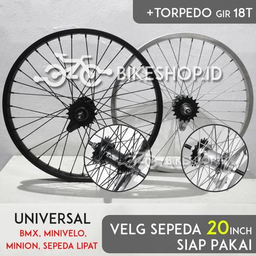 Jual Velg wheelset sepeda ukuran 12 16 18 20 24 26 Inch lengkap sudah ...