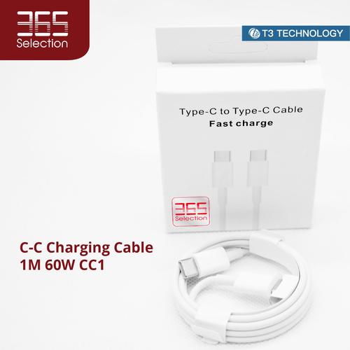 Jual 365 Selection C-C Fast Charging Cable 60W CC1 Type-C length 1M - Kab. Bekasi - T3 Smart ...