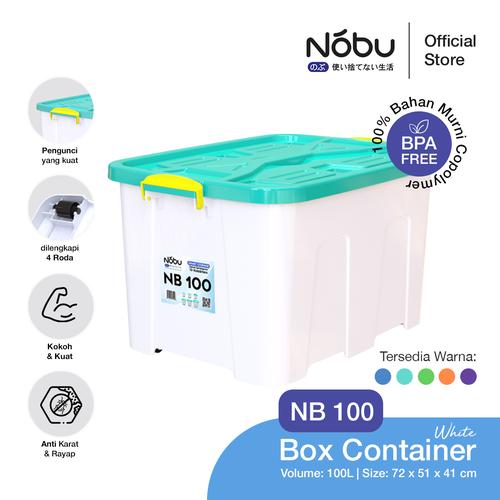 Promo NOBU SMART STORAGE CONTAINER BOX 100L TEMPAT PENYIMPANAN DENGAN ...
