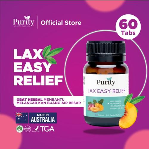 Jual Suplemen Herbal Detox Racun Usus Lax Easy @60 tablet Made in ...