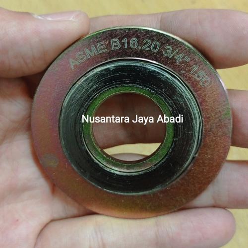 Jual Spiral Wound Gasket SWG Carbon Steel Besi Ansi 150 3/4 " inchi DN ...