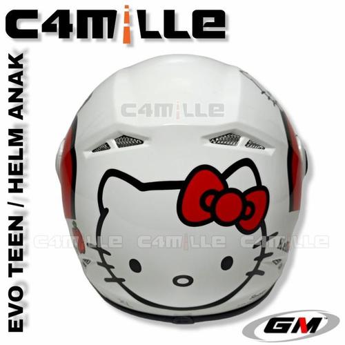 Jual terbagus helm gm evo teen hello kitty #6 white helm anak - Kota Yogyakarta - kaloyy ...