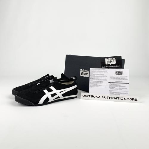 Promo Onit Tiger Mexico66 Slip On Black White 100% ORIGINAL GUARANTEE ...