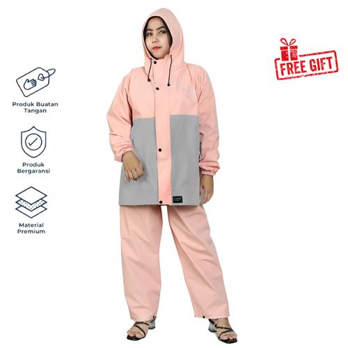 Promo Catenzo XYS 304 Jas Hujan Wanita Terbaru Anti Air Bahan Taslan ...