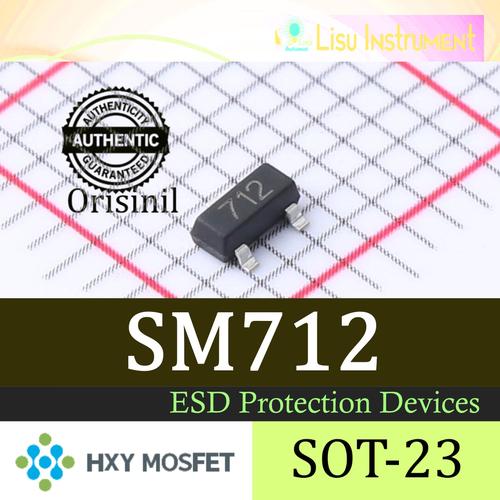 Jual PSM712 Bi-Directional ESD Protection Diode SM712 712 SOT-23 HXY - Kota Depok - Lisu ...