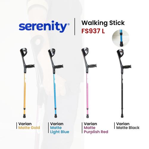 Jual Tongkat Elbow Siku SERENITY Walking Stick Alat Bantu Jalan - Matte ...
