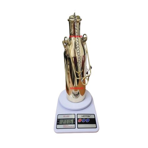 Jual bottle sampling can weighted beaker,botol kuningan sample minyak ...