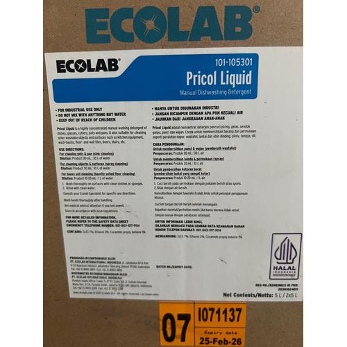 Promo Ecolab Pricol Liquid - Kab. Sidoarjo - Global Water Solution ...
