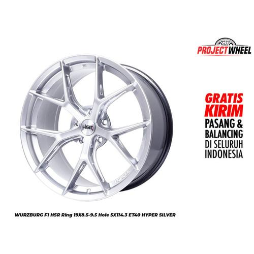 Jual velg mobil wurzburg f1 hsr ring 19 tapak lebar hrv crv innova Zenix - Jakarta Timur - HSR ...