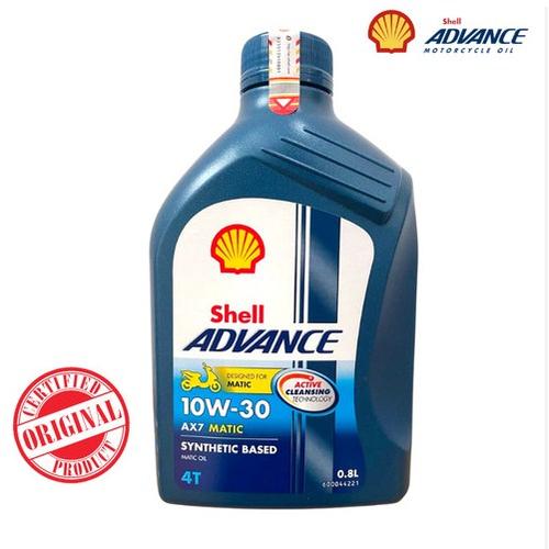Jual Shell Advance AX7 Matic 10W-30 (0.8L) Oli Motor - Kota Makassar ...