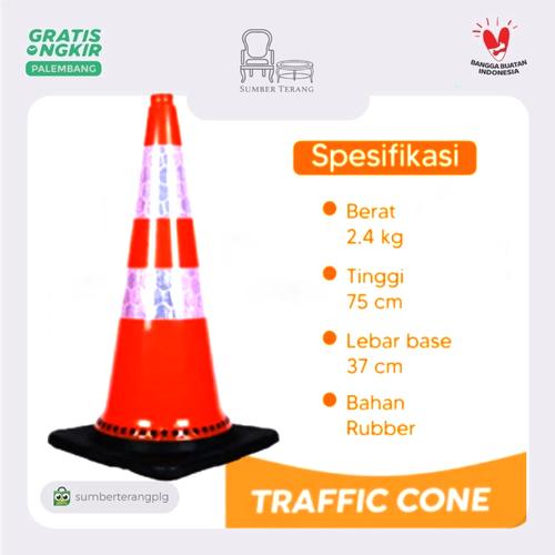 Jual Traffic Cone 2,4 KG Safety Traffic Cone Kerucut Tiang Lalu Lintas - Kota Palembang - Sumber ...