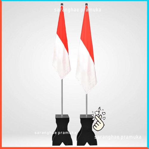 Jual Promo Bendera Merah Putih Indonesia Bahan Kain Jumping Bendera ...