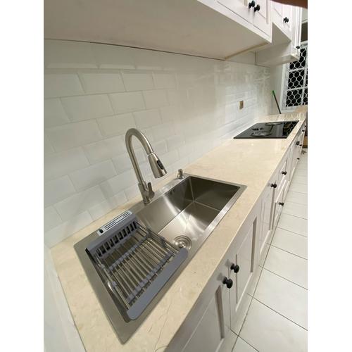 Jual Top Table Kitchen | Marmer Granit Import | Crema Ujung Pandang ...