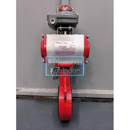 Jual BRAY BUTTERFLY VALVE 4" ACTUATOR PNEUMATIC DOUBLE ACTING+LIMIT ...