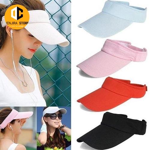 Jual JF COLLECTION Topi Caddy Golf Import Pria Wanita Mesh Sun Visor ...