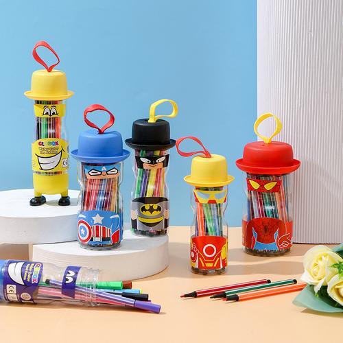 Promo PERALATAN MENGGAMBAR SPIDOL WARNA BEAR LUCU AVENGER PULPEN ...