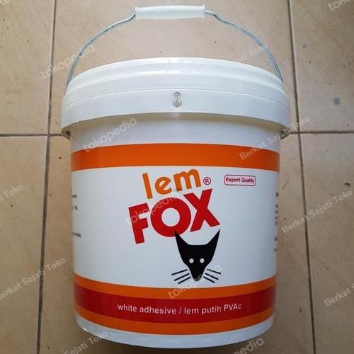 Jual Lem Fox Putih Lem Putih PVAC Ember MERAH 10Kg 10 Kg Plamur Kayu ...
