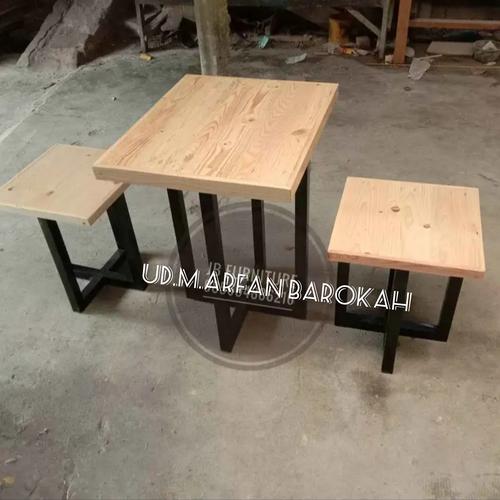 Jual meja caffe set minimalis/Meja makan bahan kayu jati belanda - Kota ...