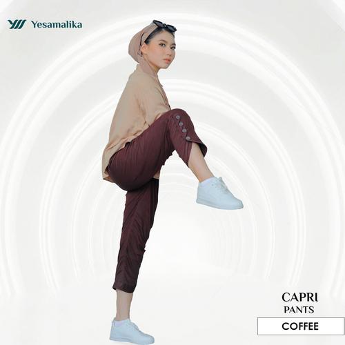 Jual YESAMALIKA Celana wanita 7/8 | CAPRI PANTS bahan KATUN STRETCH - Coffee, Xtra Jumbo - Kota ...