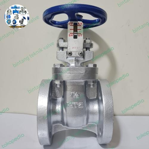 Jual gate valve 1" inch kitz DN25 JIS 10K FLANGE CAST IRON STEAM FCHI - Jakarta Barat - bintang ...