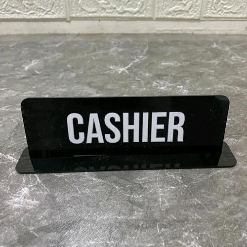 Jual Akrilik Sign Meja Kasir/Reserved/Custom Akrilik Meja Kasir ...