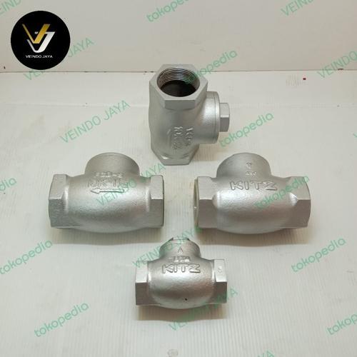 Jual Lift check valve 1" inch KITZ steam 10K ductile iron - Jakarta ...