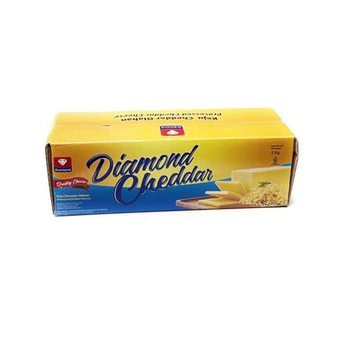 Jual Diamond Cheddar Cheese Keju - 250 Gr Potongan - Kota Semarang ...
