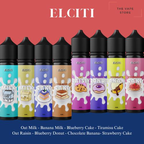 Jual botol liquid freebased Elciti 8 varian 60ml jelas botol botol ...