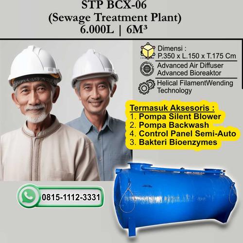 Jual Septictank Biotech IPAL STP Biofil 6.000 Ltr 6M3 / Biotank STP ...