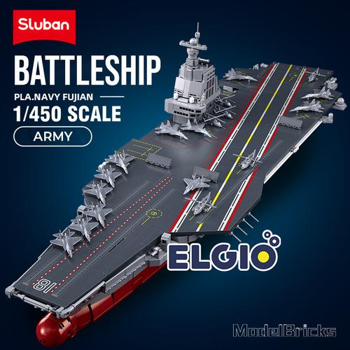 Jual Sluban Bricks Kapal Induk PLA Navy Fujian Battleship B1188 - Kota ...