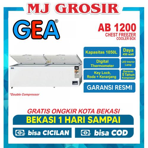 Jual GEA AB 1200 CHEST FREEZER BOX 1200 L LEMARI PEMBEKU 1200 LITER ...