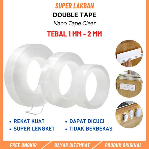 Promo Double Tape Bening Super Kuat Merk Pollak Nano Tape Kuat ...