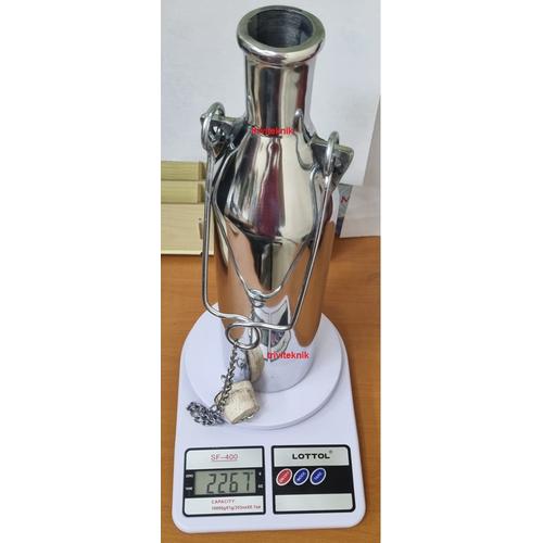 Jual weighted beaker sampling can bottle,botol alumunium sampel minyak ...